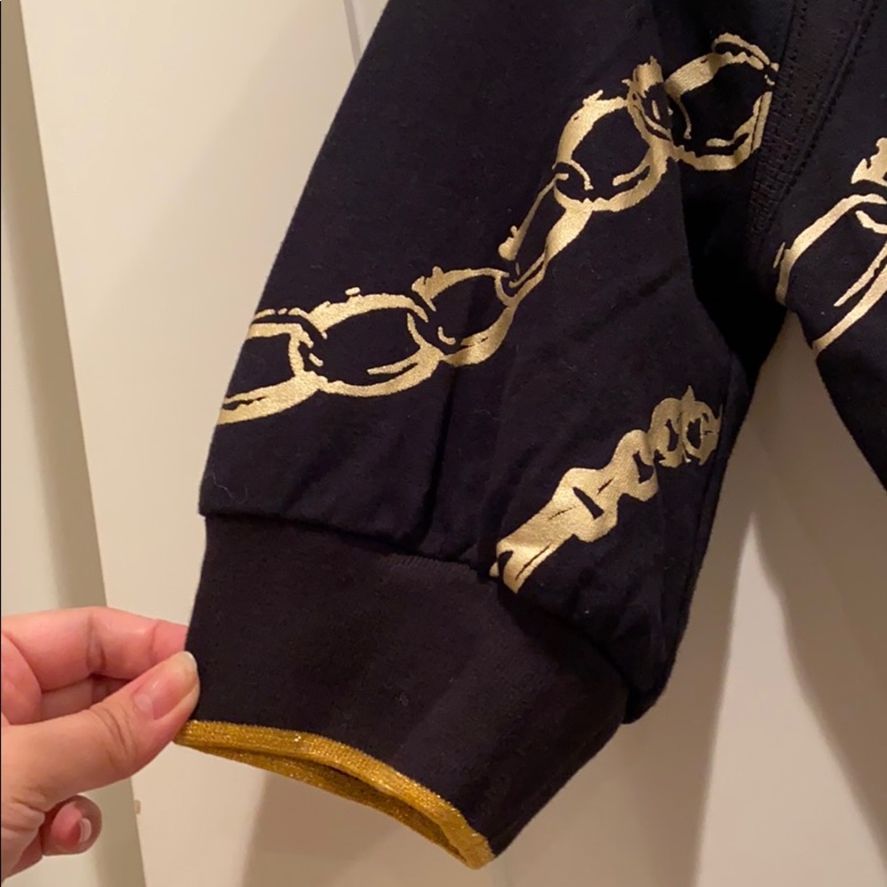 Vintage Triple Five Soul Gold Chain Sweater - Gem